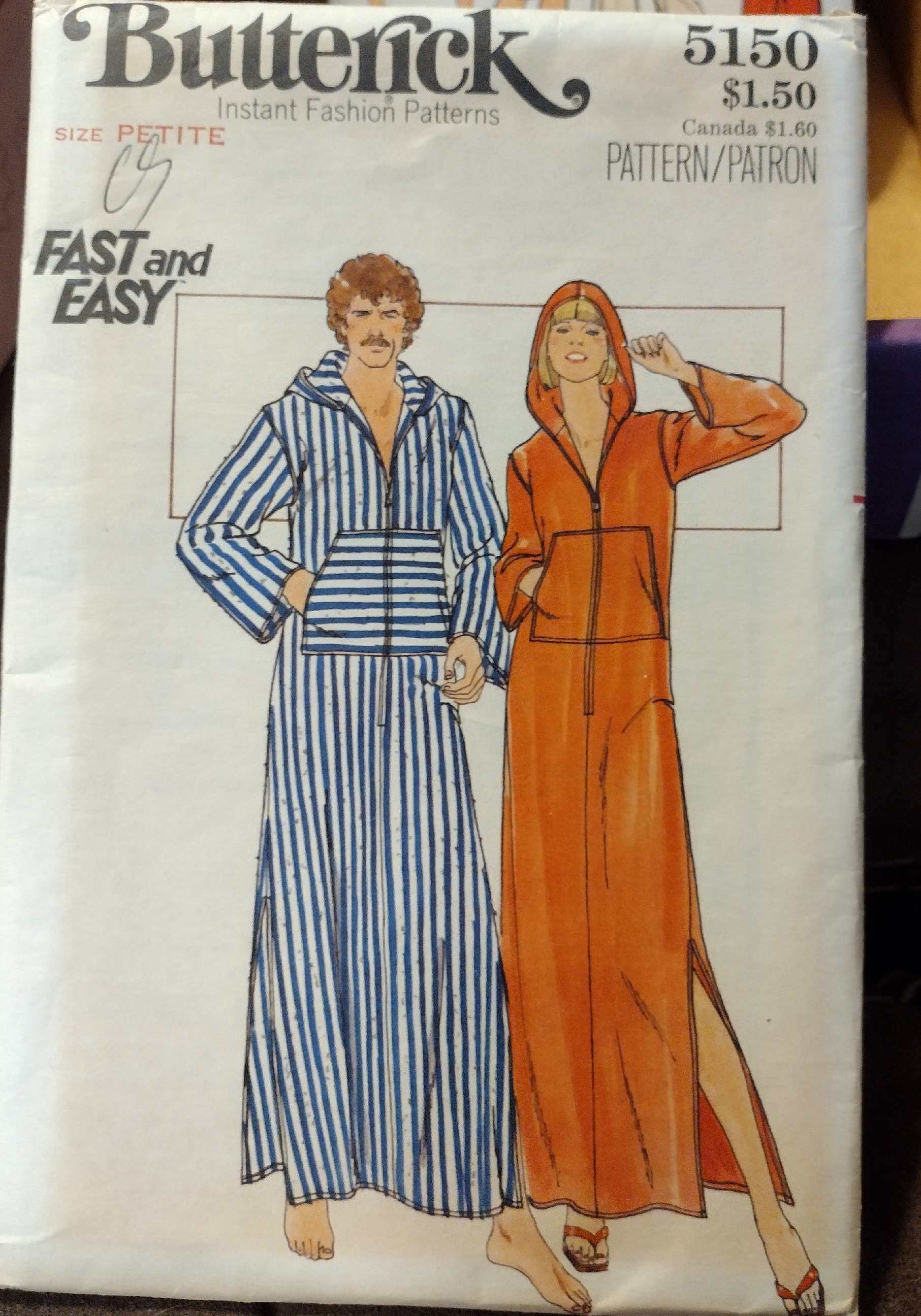Vintage 1970's Butterick Sewing Pattern 5150 Size Misses Petite for ...