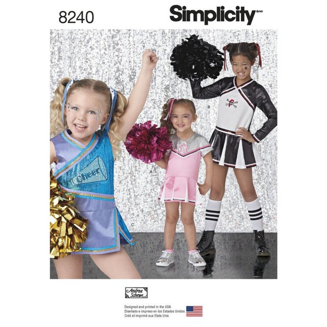 Simplicity Sewing Pattern 8240 by Andrea Schewe Size 7-14 Uncut Girls ...