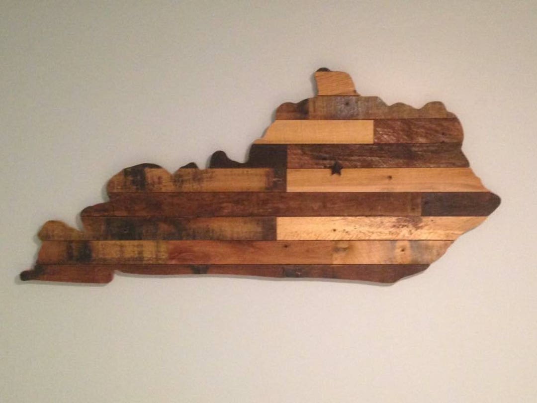 Recycled Pallet Wall Maps - Etsy