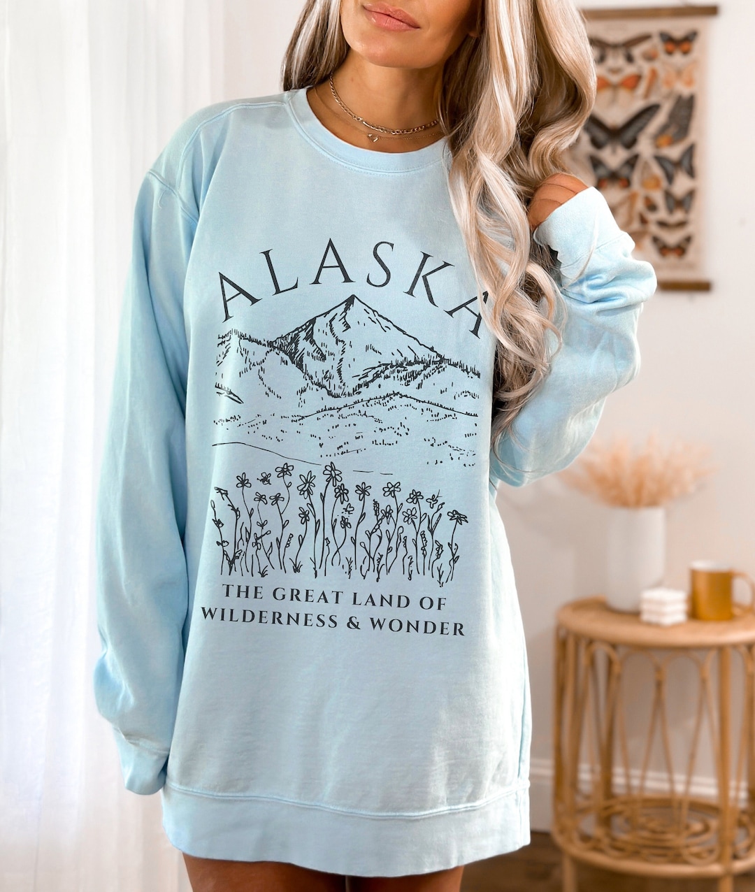 Alaska Sweatshirt Comfort Colors Alaska Crewneck Alaska Cruise - Etsy