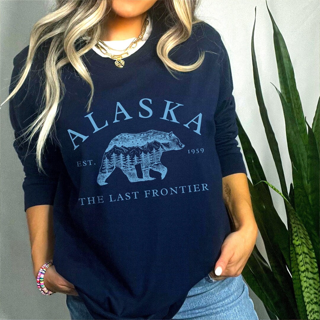 Long Sleeve Alaska Shirt Alaska Cruise Shirt Alaska Mama Shirt Mens ...