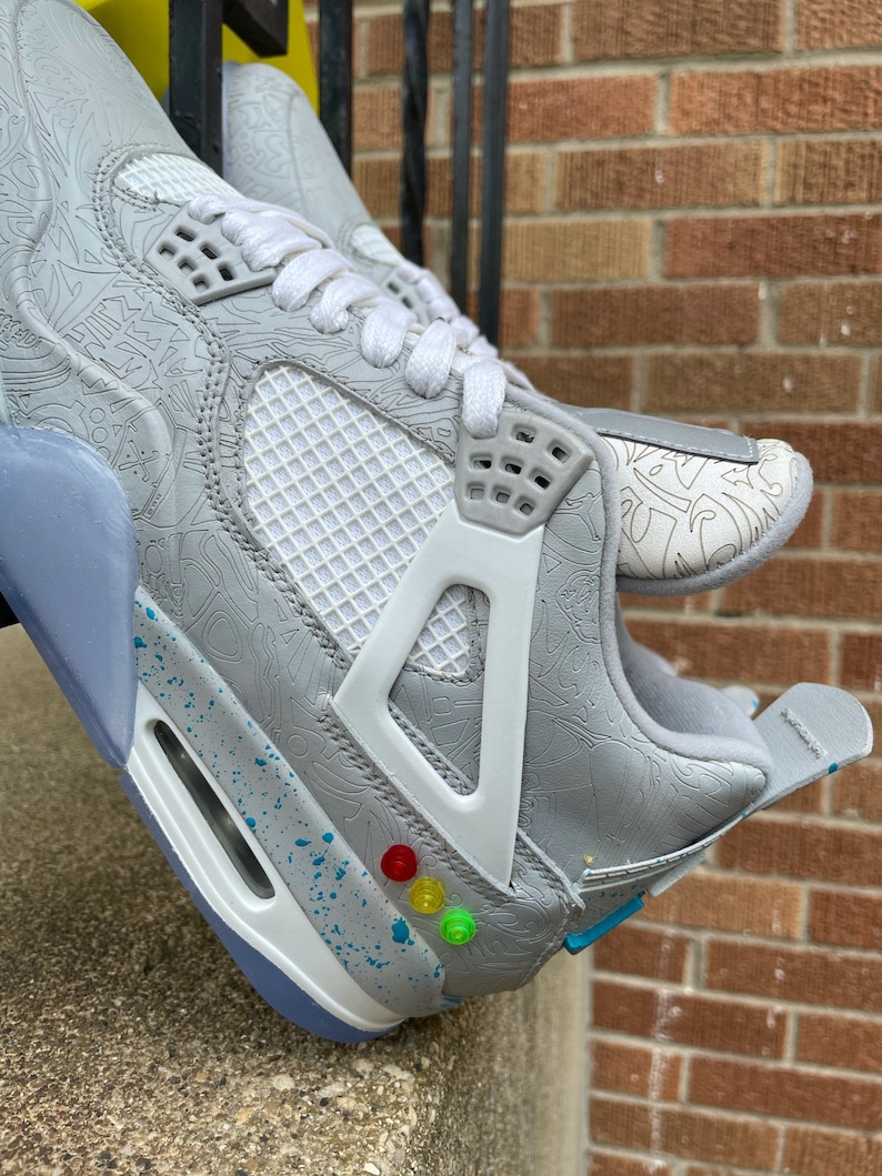 Custom Nike Mag Jordan 4s - Etsy