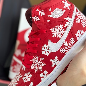 Custom Christmas Themed Style Artwork Themed Jordan 1 (can Make However ...
