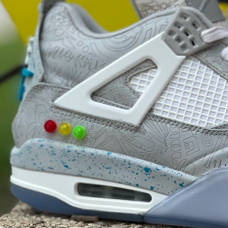 Custom Nike Mag Jordan 4s - Etsy