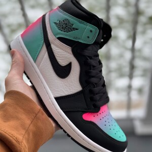 Custom Fade Jordan 1s - Etsy