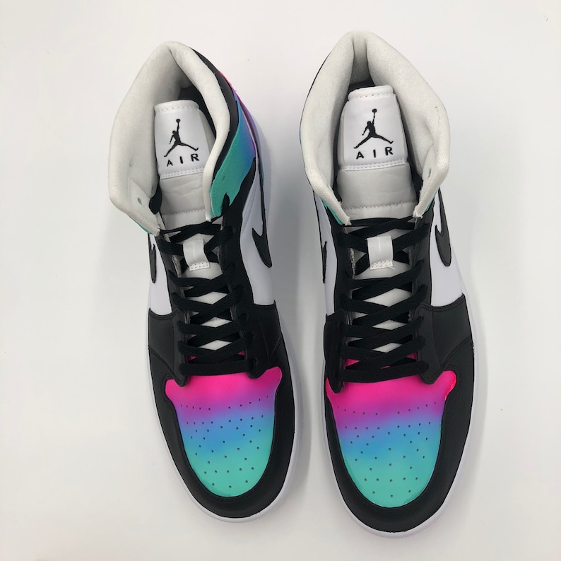 Custom Fade Jordan 1s - Etsy