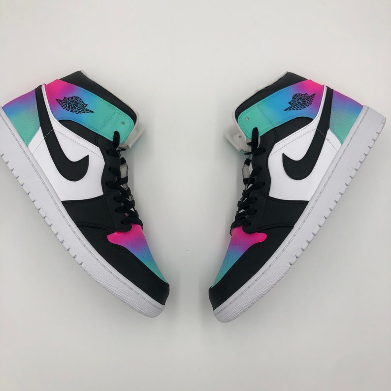 Custom Fade Jordan 1s - Etsy