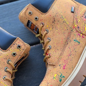 Custom Paint Splatter Timberland Boots (can Be Made However You’d Like ...