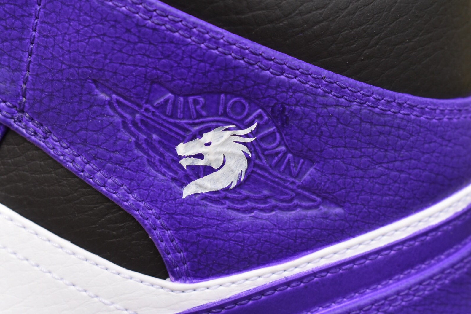 Dripping Purple Fade Jordan 1s - Etsy