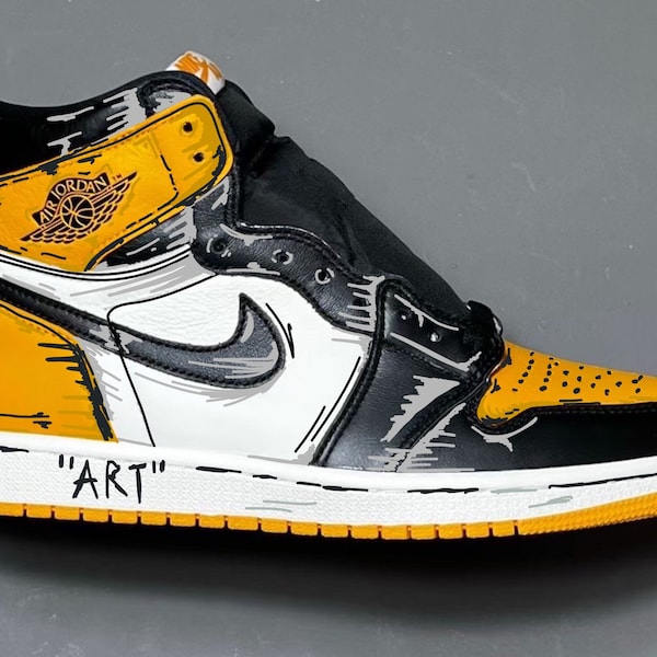 Cartoon Jordan 1 - Etsy