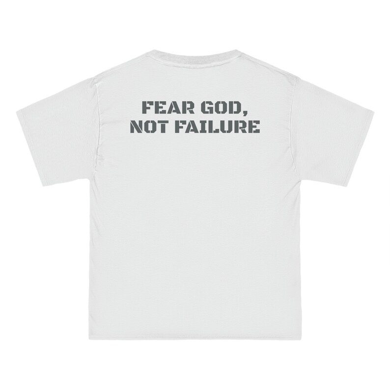 Fear God Not Failure Oversized Pump Cover T Shirt - Etsy