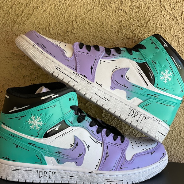 Jordan 1 Cartoon Drip - Etsy