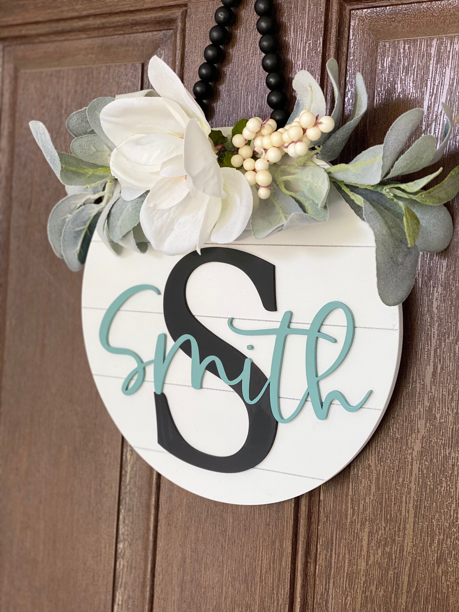Custom Door Hanger Front Door Decor Farmhouse Decor - Etsy