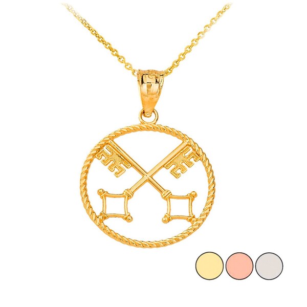 Cross of Saint Peter Necklace - Etsy