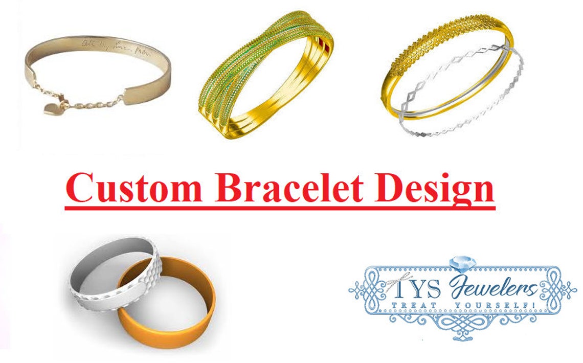 Custom Silver Bracelet Design Custom Silver Bracelets - Etsy