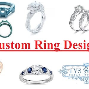 Custom Rose Gold Ring Design Custom Rose Gold Engagement - Etsy