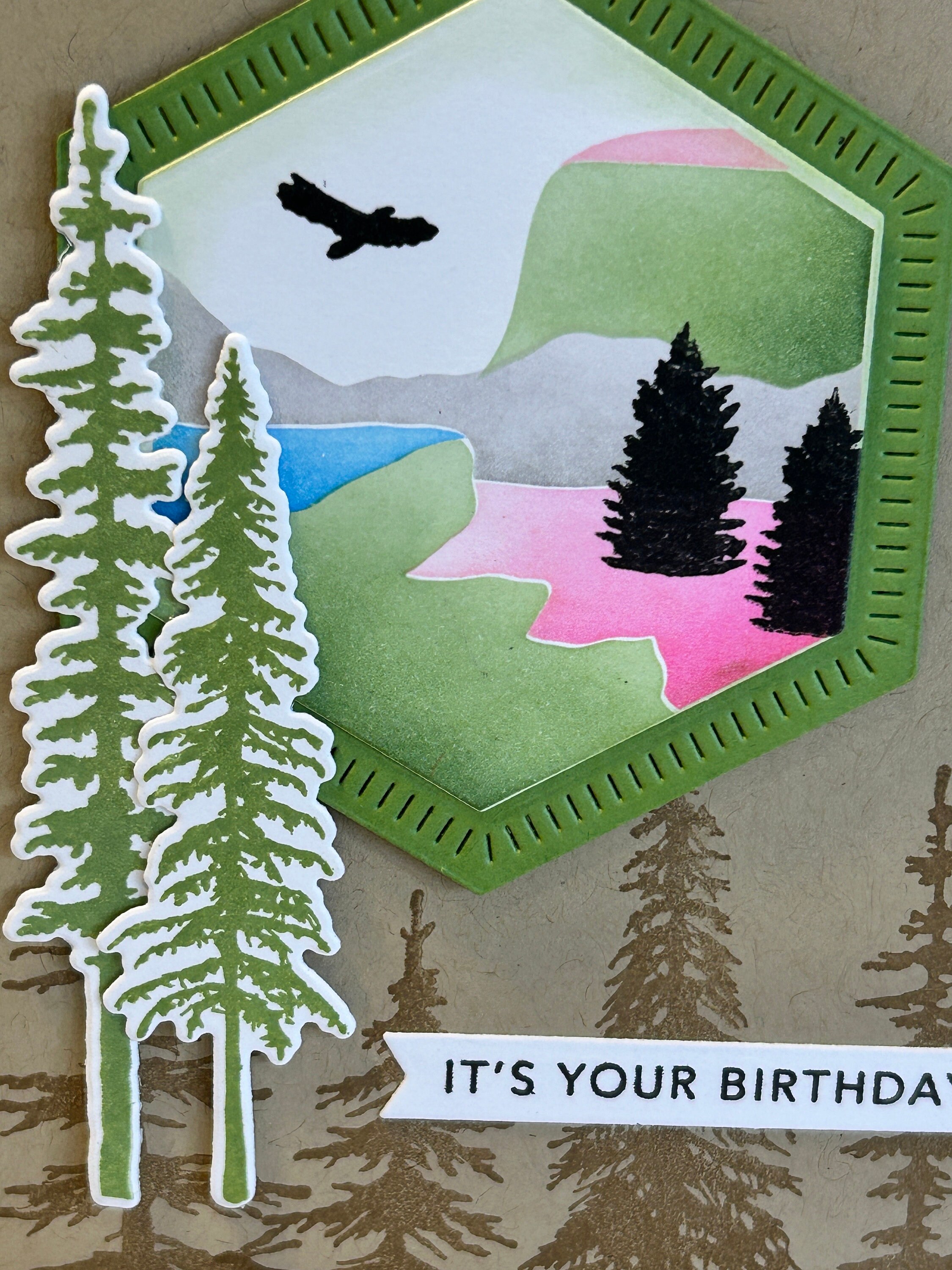 Masculine Birthday Cards, Outdoor Cards, Pine Trees - Etsy