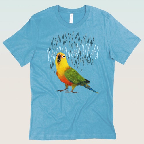 Screaming Sun Conure T-shirt - Etsy