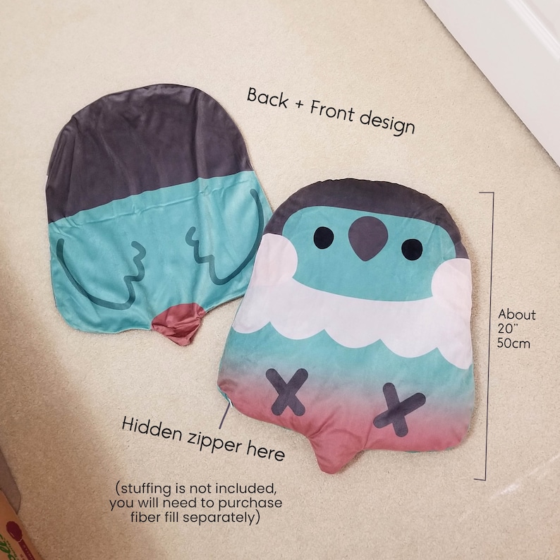 Birb Seat Pillow Case stuffing is Not Included You Need to - Etsy