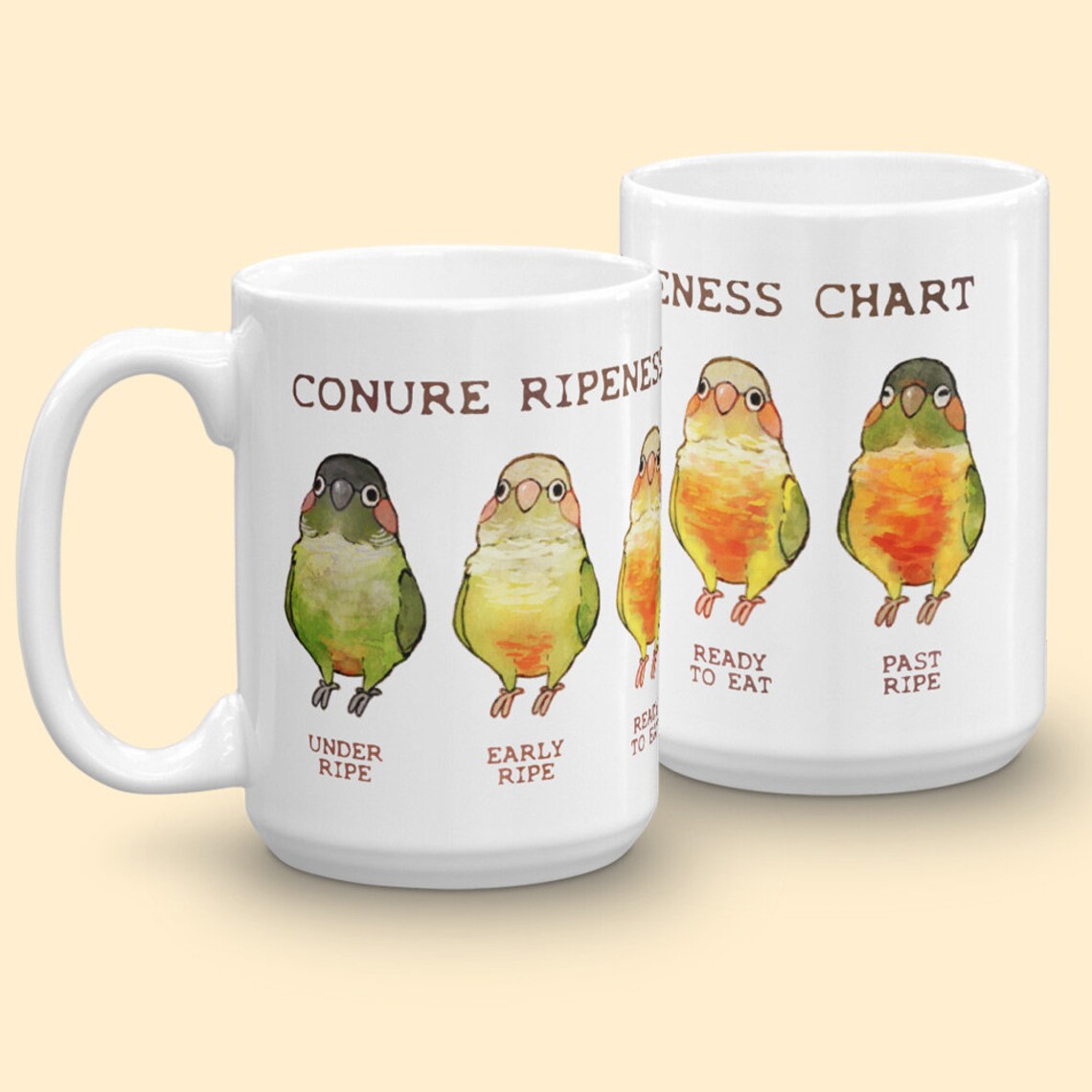 Conure Ripeness Chart Mug - Etsy