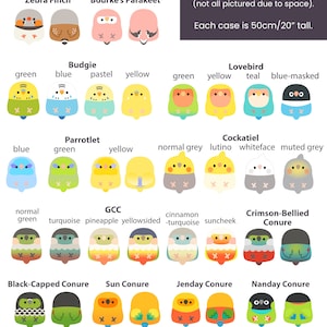 Birb Seat Pillow Case (**stuffing is Not Included, You Need to Get ...