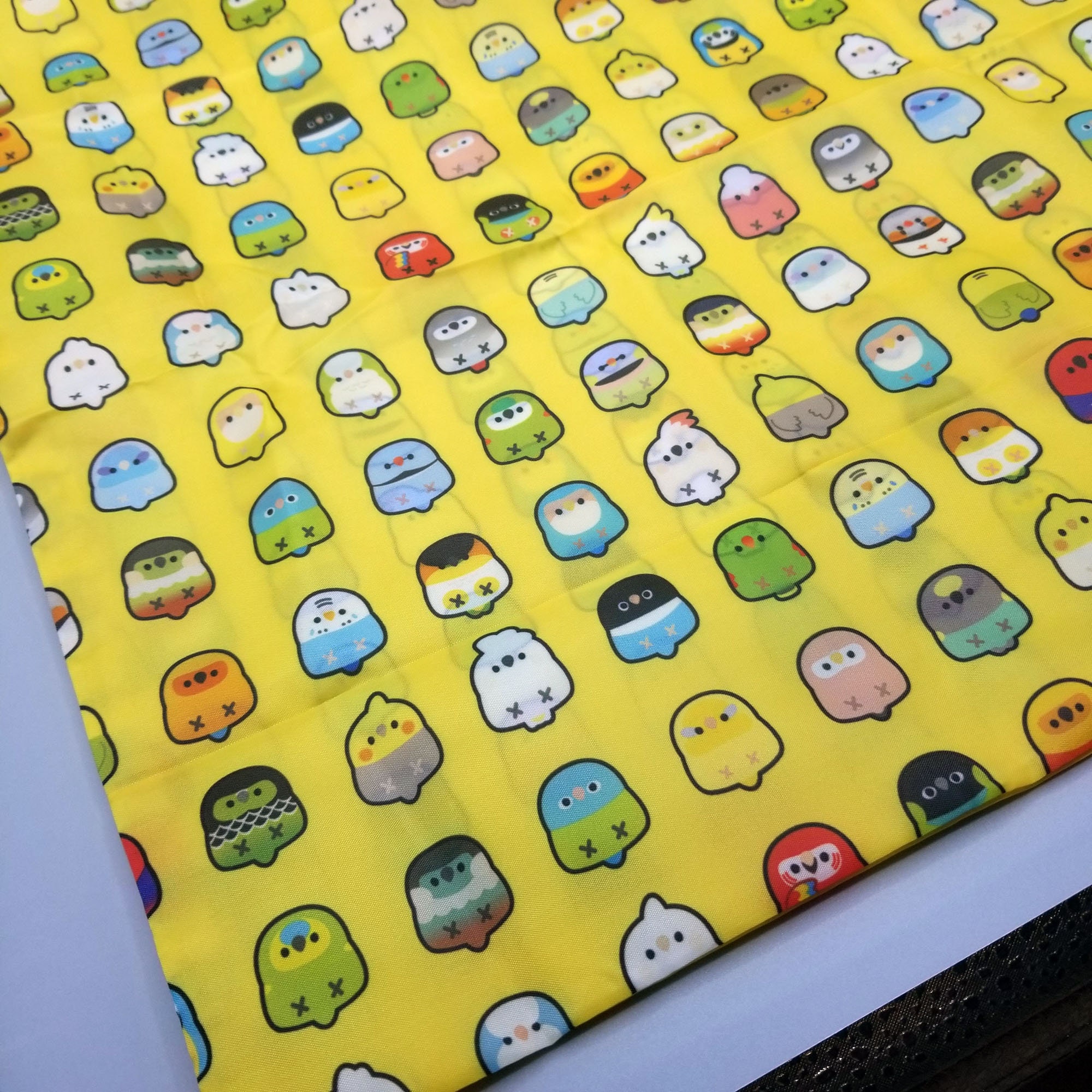 Bird Blobs Reusable Grocery Bag Etsy