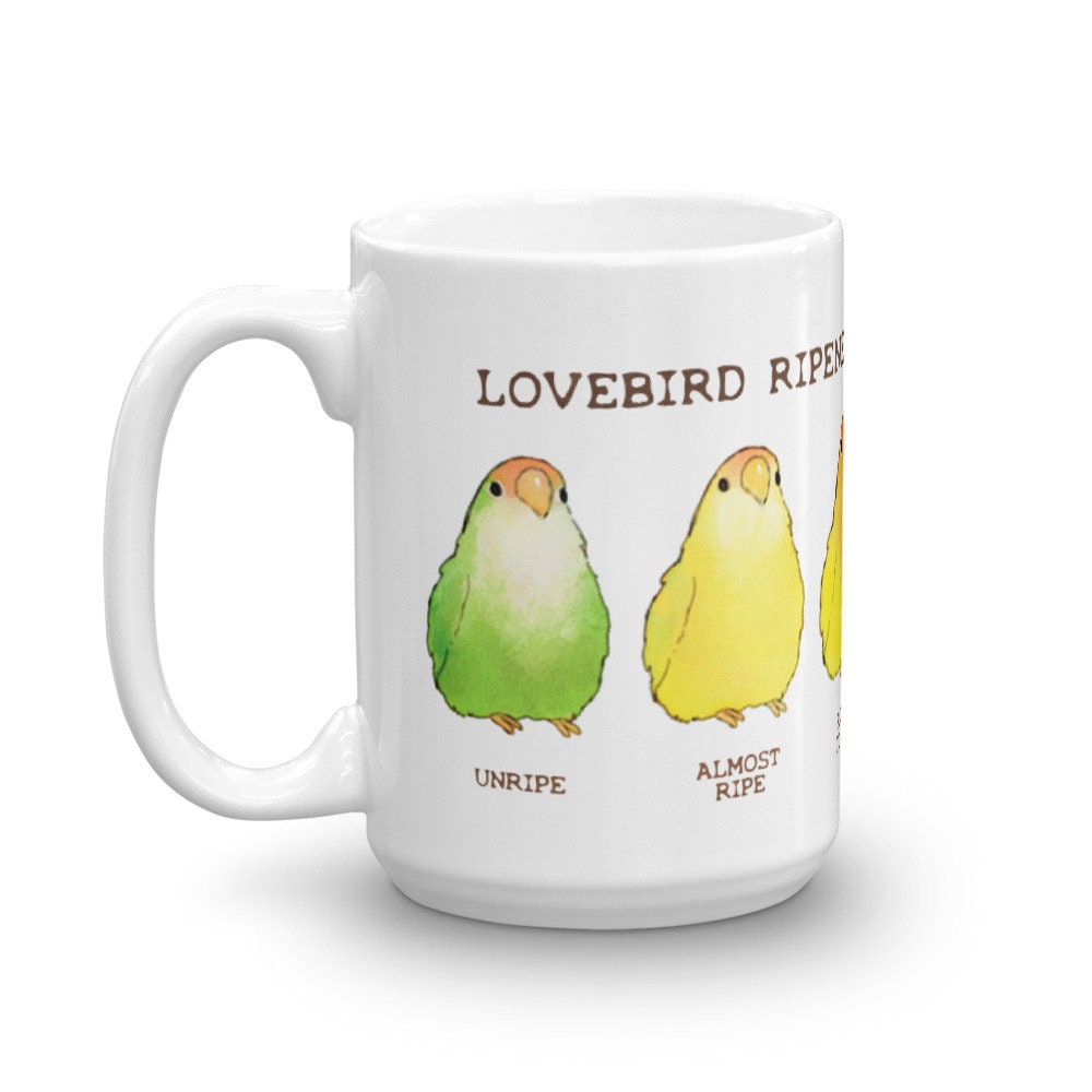 Lovebird Ripeness Chart Mug | Etsy