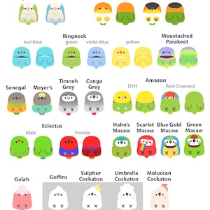 Birb Seat Pillow Case (**stuffing is Not Included, You Need to Get ...
