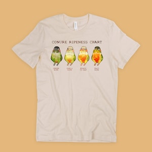 Conure Ripeness Chart T-shirt - Etsy