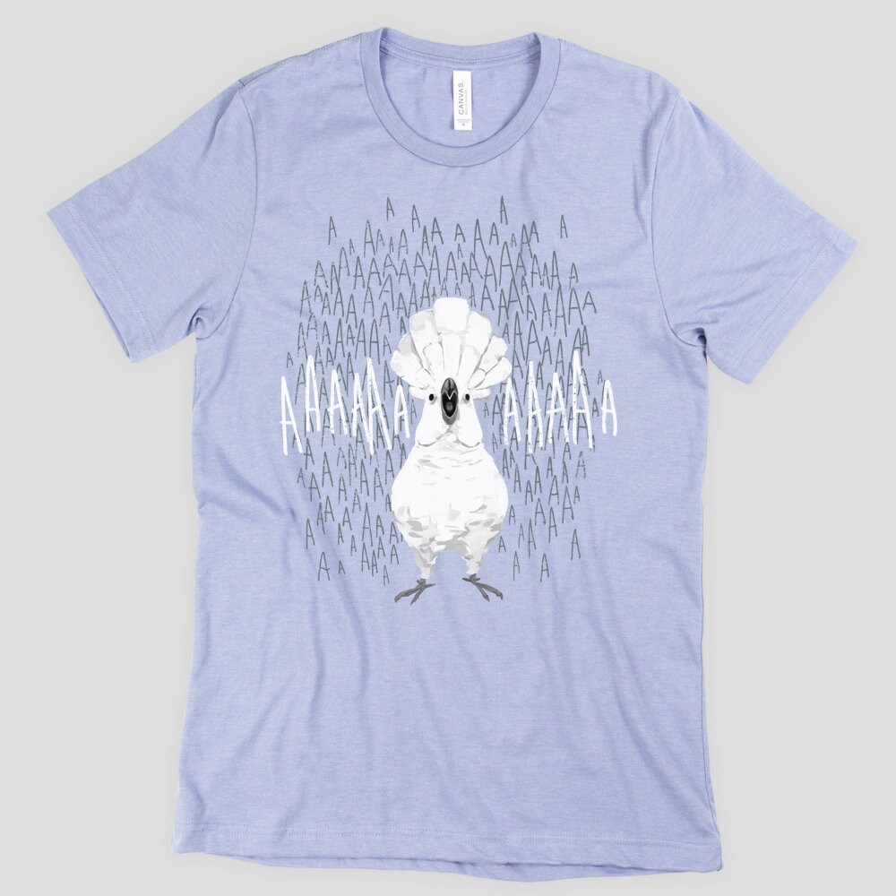 Crazy Screaming Cockatoo T-shirt | Etsy