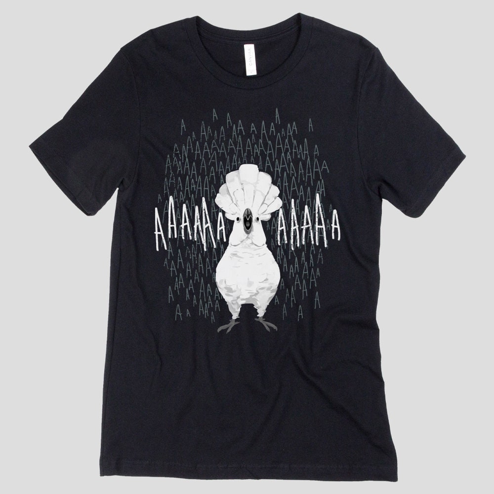 Crazy Screaming Cockatoo T-shirt | Etsy