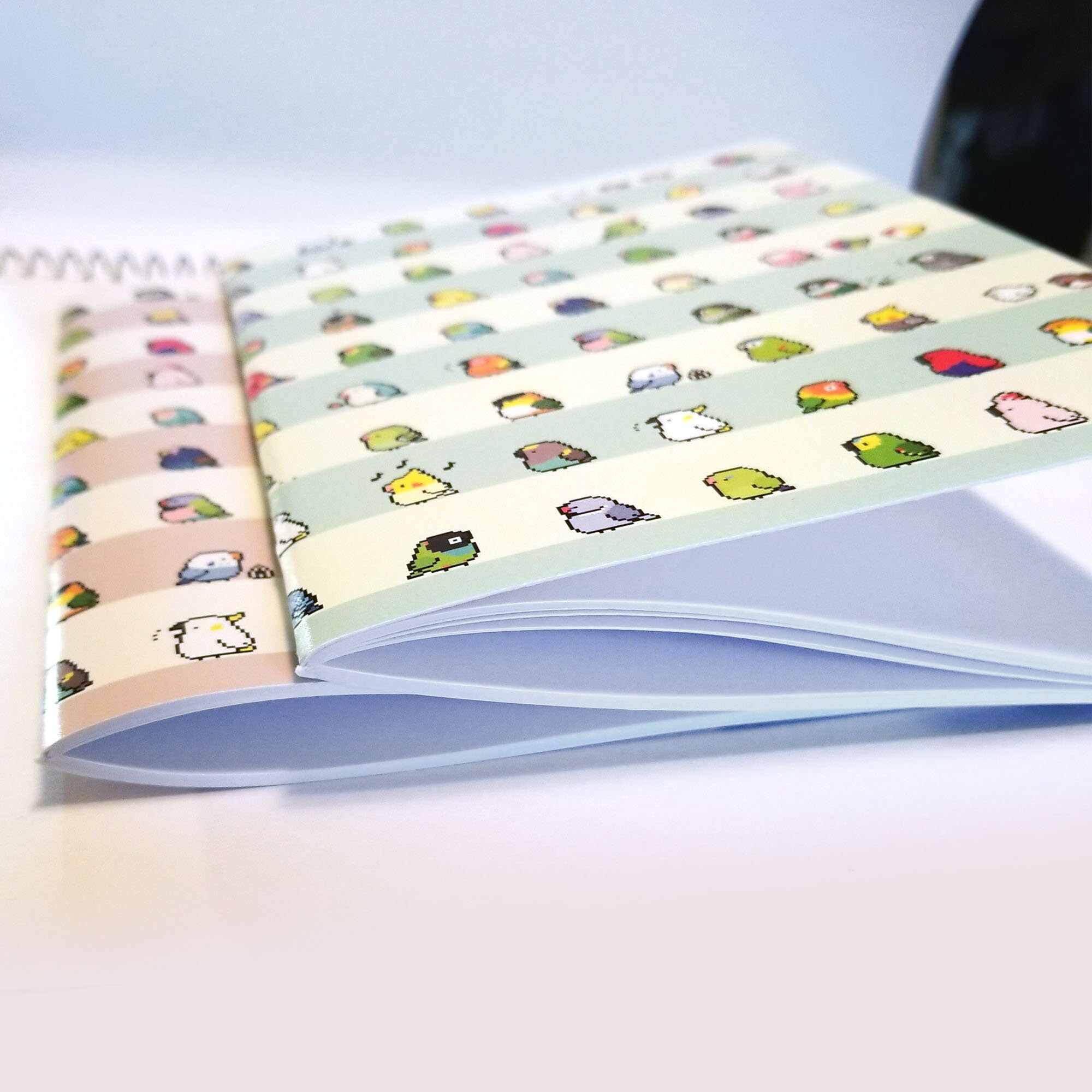 8-bit Birbs Blank Notebook 5.5x7.5 48 Pages | Etsy