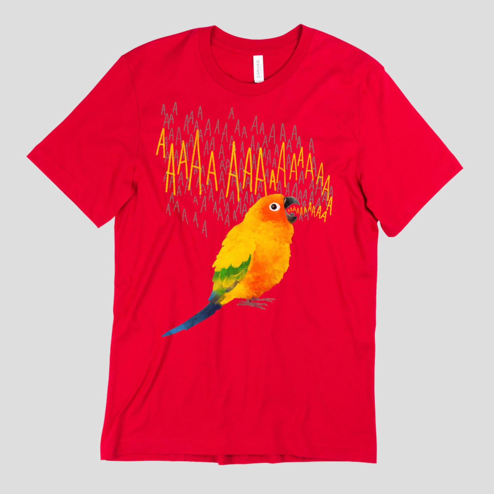 Screaming Sun Conure T-shirt - Etsy