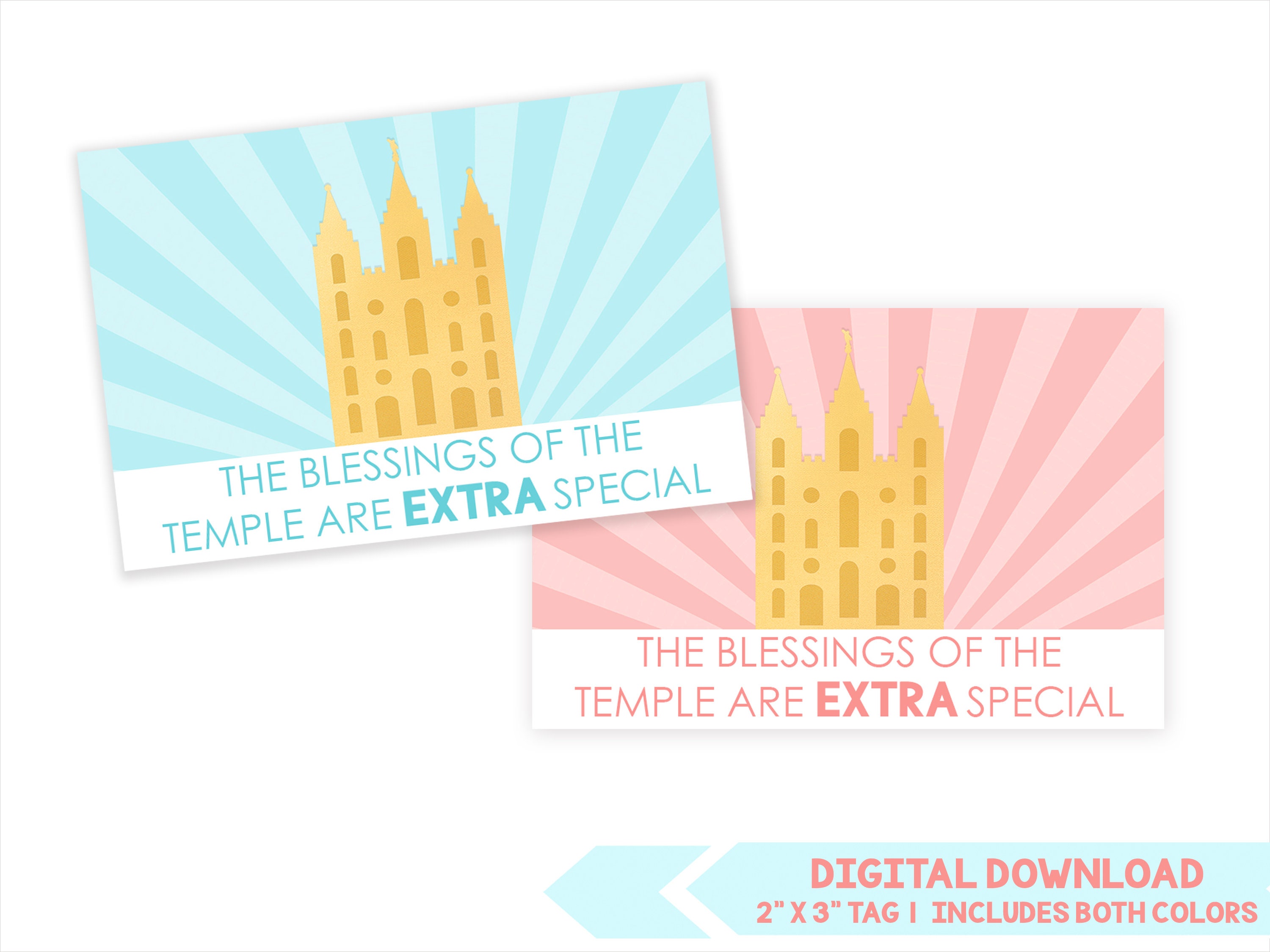 Temple Blessing Tag, Temple and Priesthood Preview, YW, YM, Primary ...