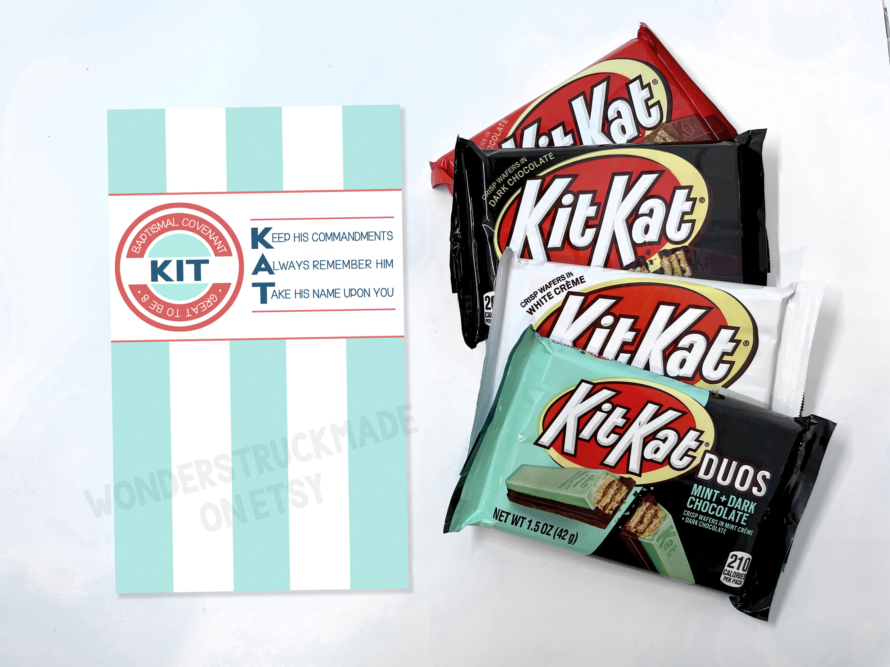 LDS Baptism Candy Bar Wrapper, Baptism Lesson, Ym, Yw, Latter Day Saint ...