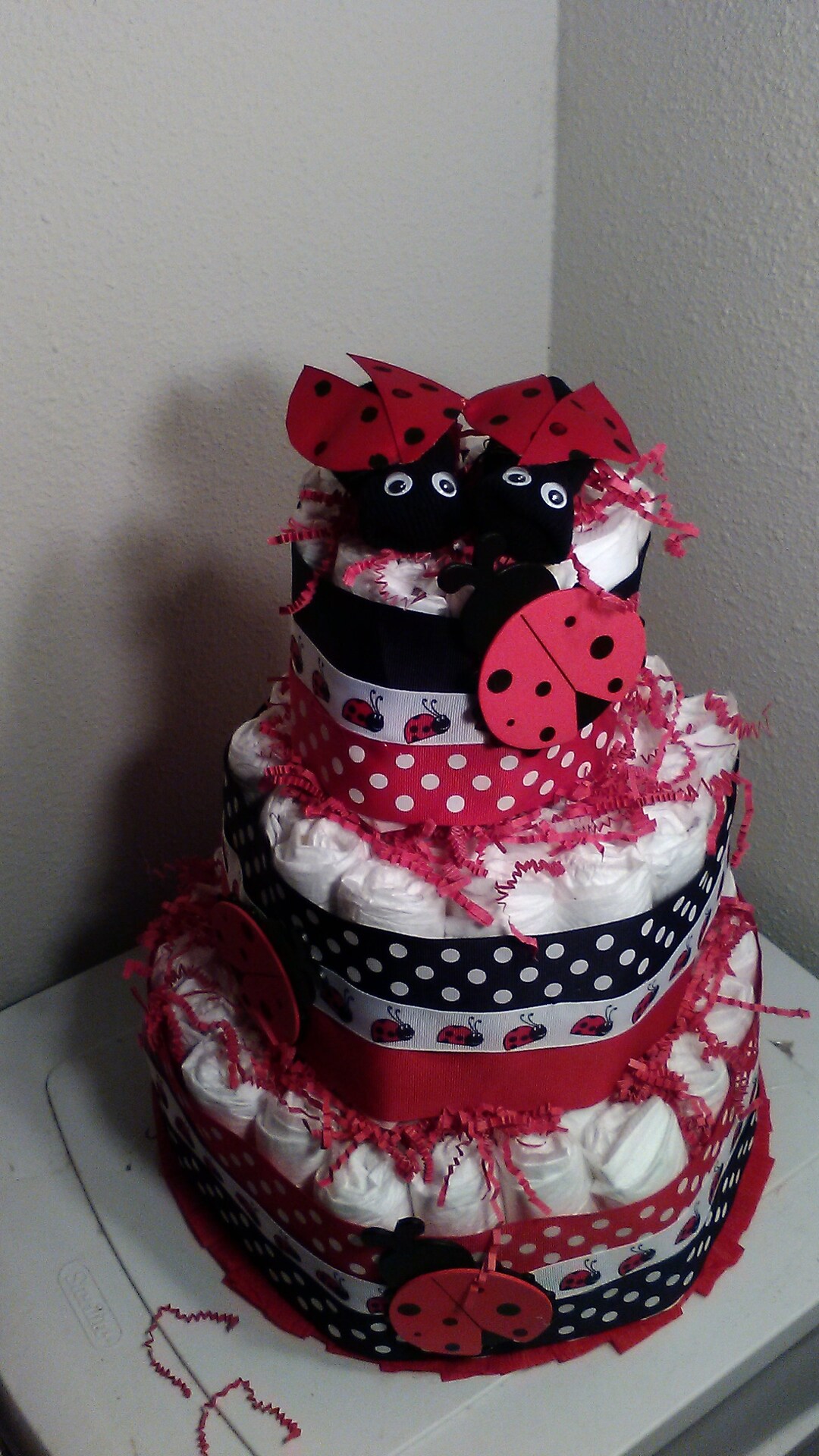 Lady Bug Diaper Cake - Etsy