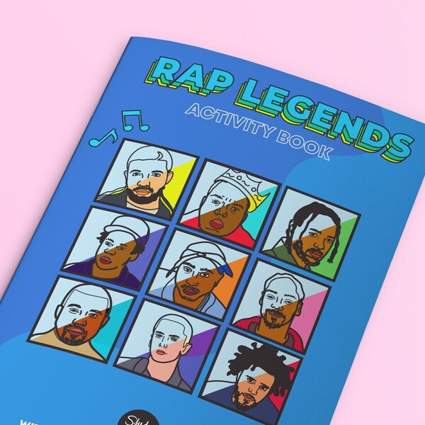 Rappers Coloring Book - Etsy