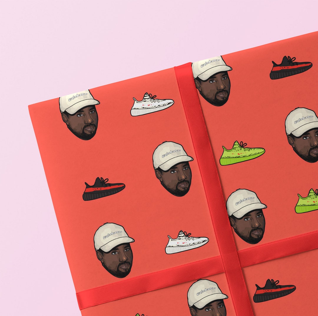 Kanye West Wrapping Paper Kanye West Giftwrap Kanye West Kanye West ...