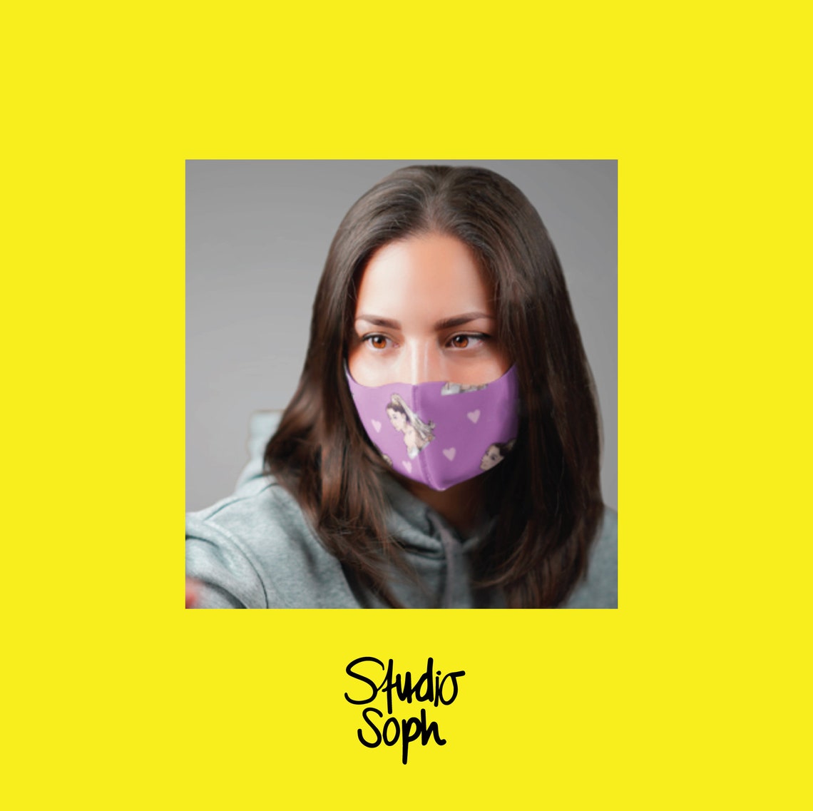 Ariana Grande Mask Facemask Pattern Face mask Celebrity | Etsy