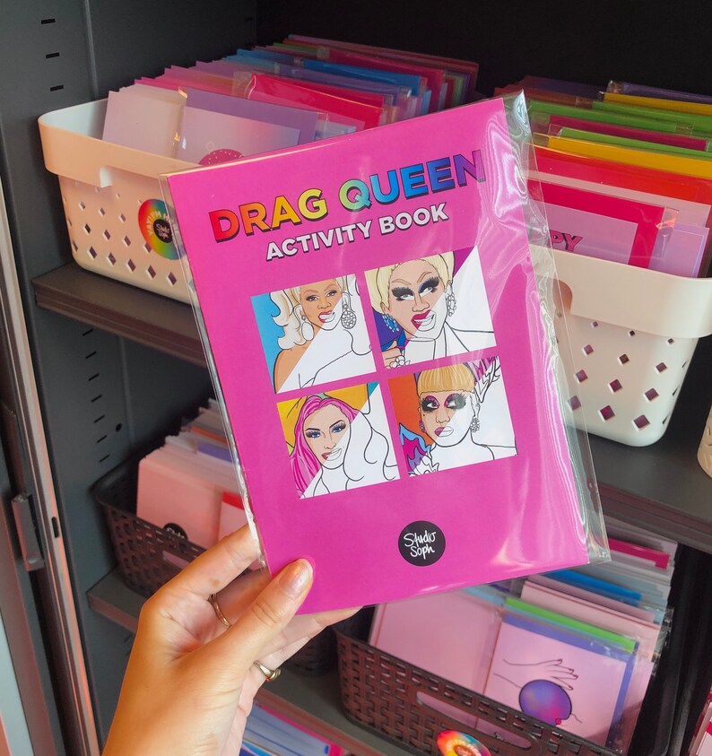 Drag Queen Activity Book Drag Queen Coloring Book Drag - Etsy