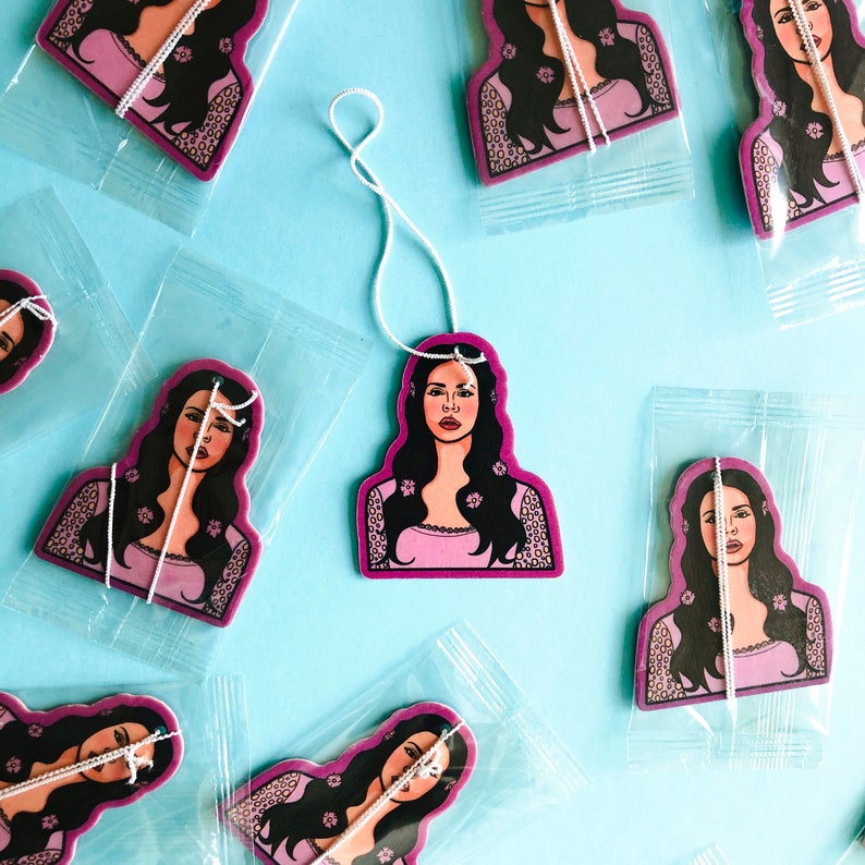 Lana Del Rey Freshener Lana Del Rey Gift Car Air Freshener - Etsy