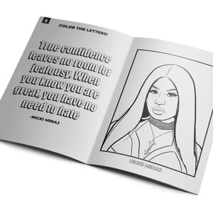 Rap Queens Activity Book Rap Queens Coloring Book Rappers Nicki Minaj ...