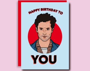 You Joe Birthday Card - Etsy