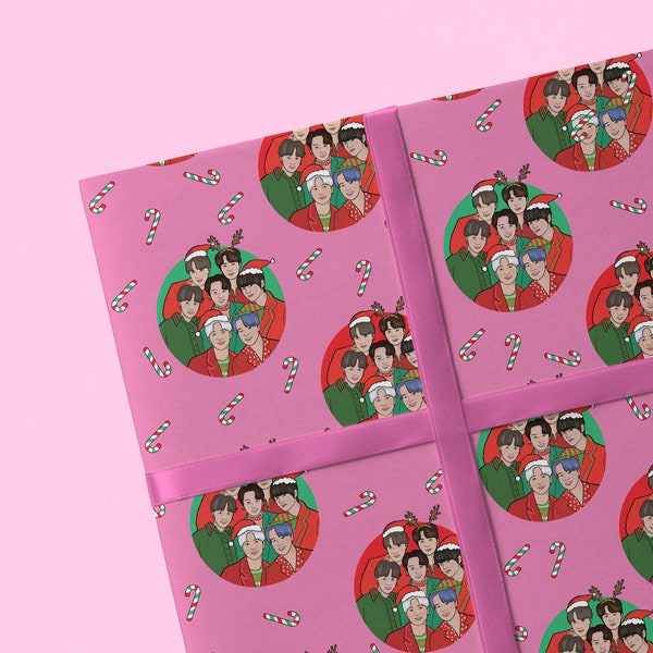 Bts Wrapping Paper - Etsy