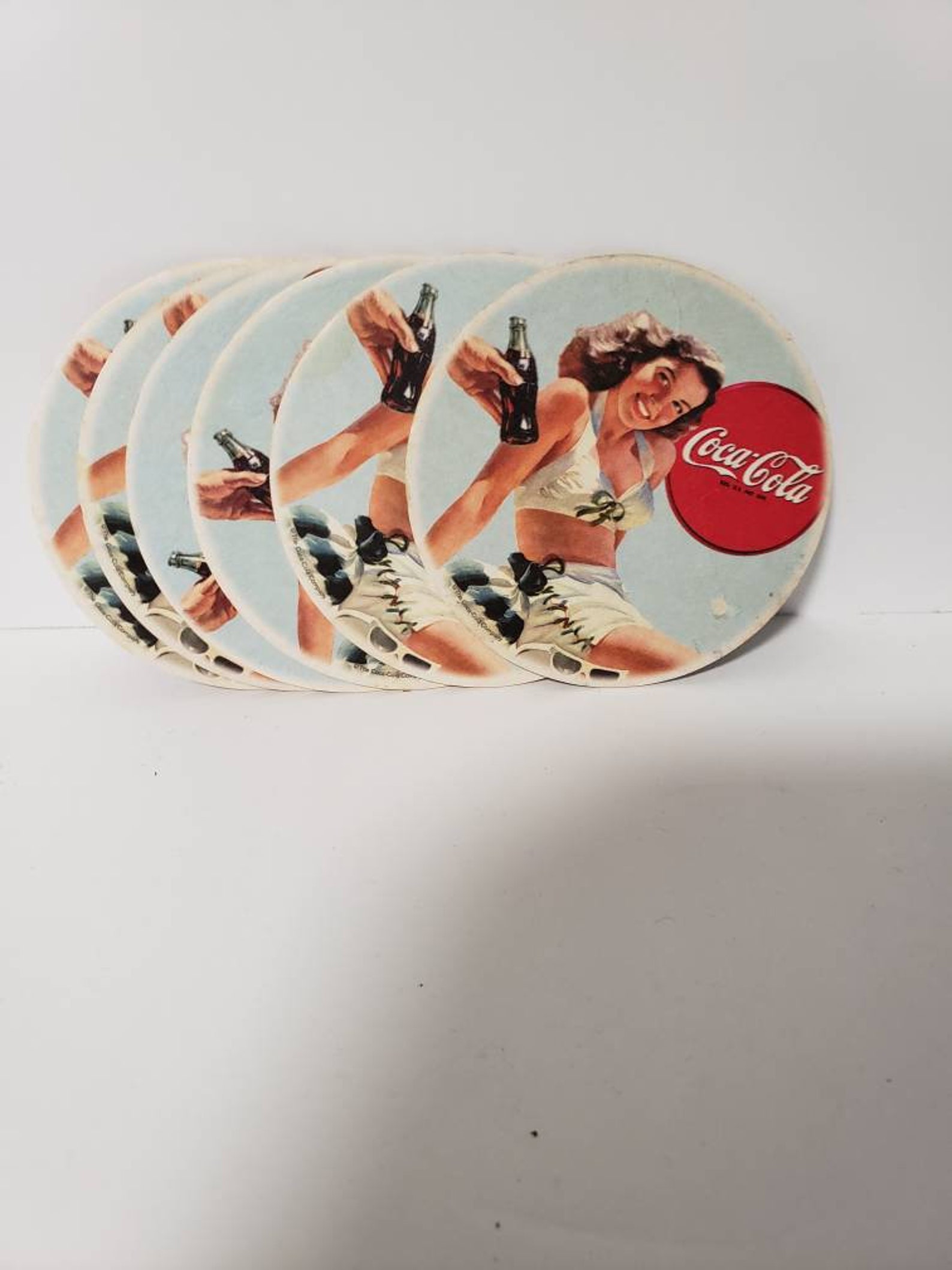 Vintage Coca Cola Coasters | Etsy