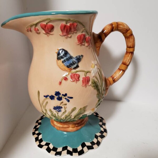Bird Pitcher - Etsy
