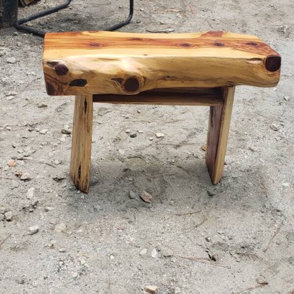 Cedar Bench - Etsy