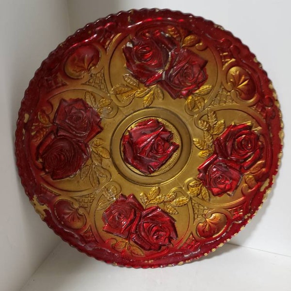 Goofus Glass Vase - Etsy