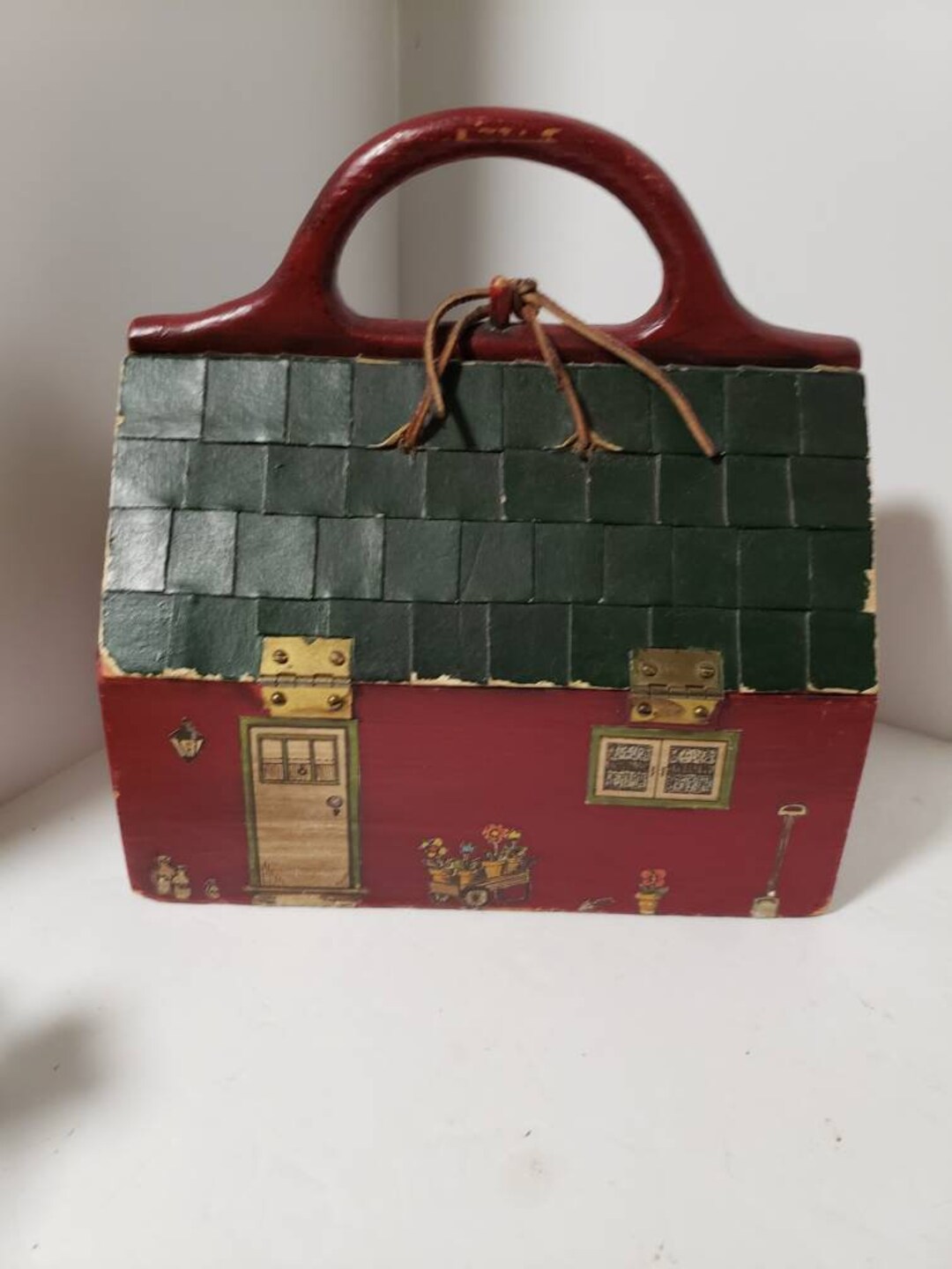 Wooden Cottage Purse - Etsy