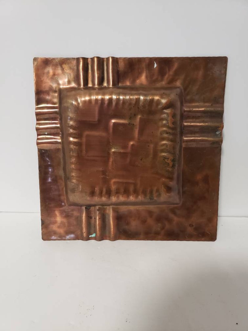 Art Deco Copper Ashtray - Etsy